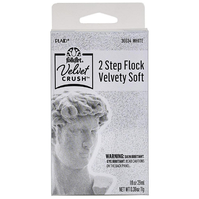 FolkArt Velvet Crush Flocking Kit-White | Oriental Trading