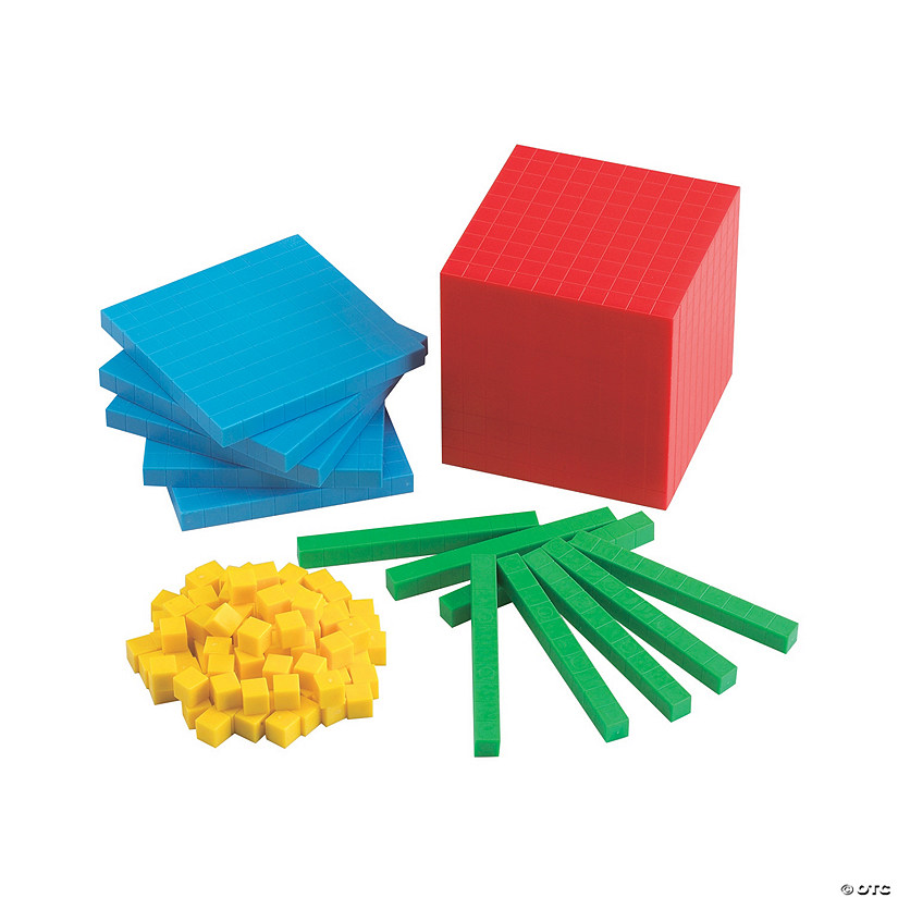Four-Color Base Ten Set - 121 Pc. - Discontinued