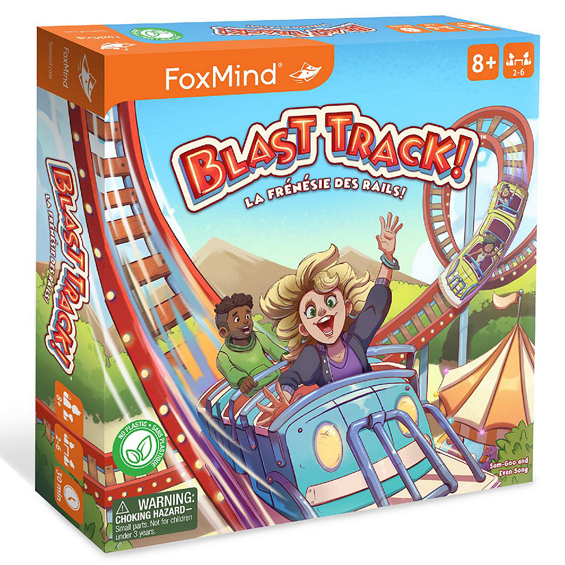 Foxmind: Blast Track - Tile Laying Board Game, Ages 8+, 2-6 Players, 30 ...