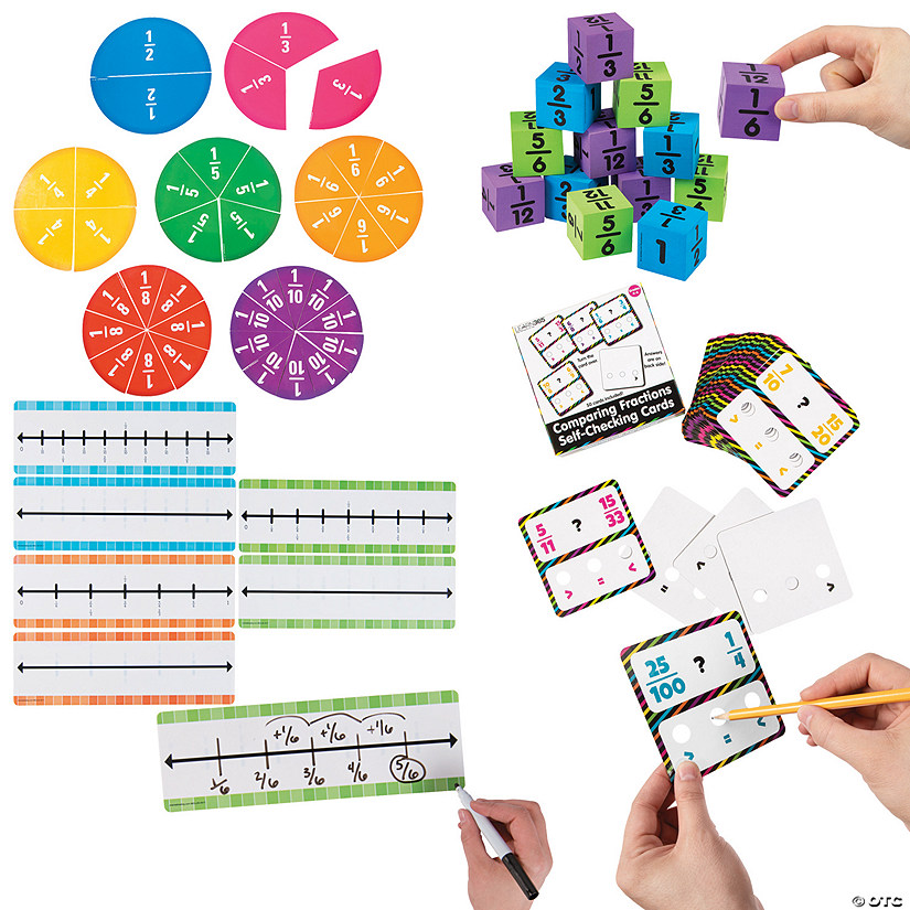 Fractions Learning Kit - 130 Pc. - Discontinued