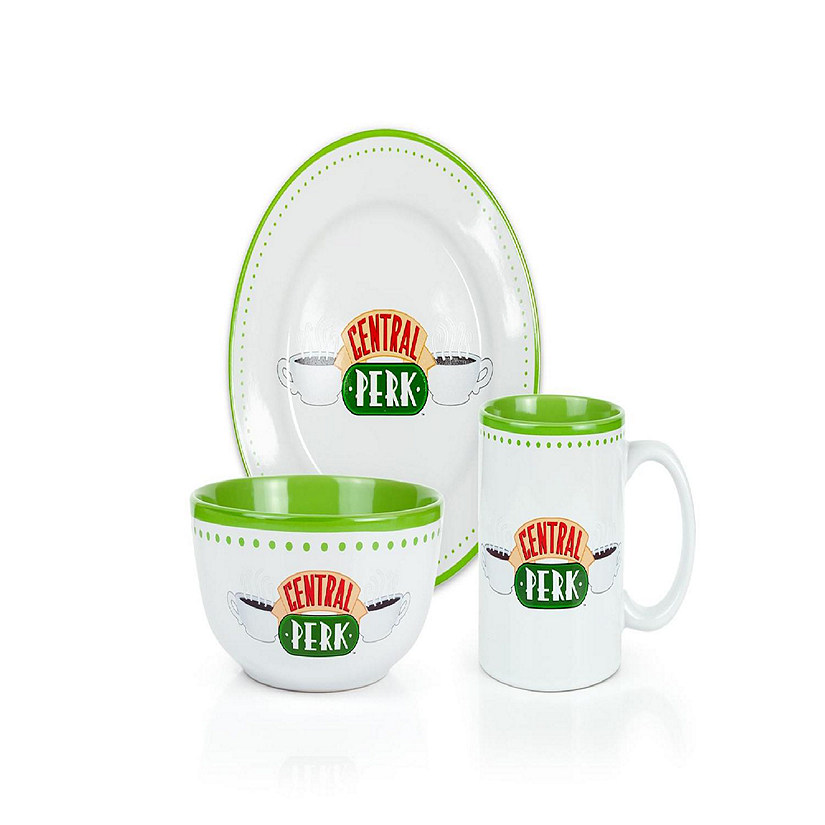 Friends Central Perk Coffee House Dining Set Collection 3-Piece Dinner ...