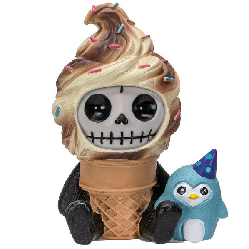 Furrybones Softo Skeleton in Ice Cream Costume Figurine