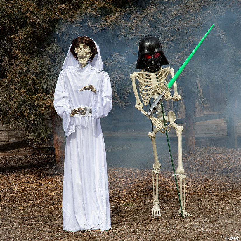 Galactic Space Opera Posable Skeletons Halloween Decorating Kit - 5 Pc.
