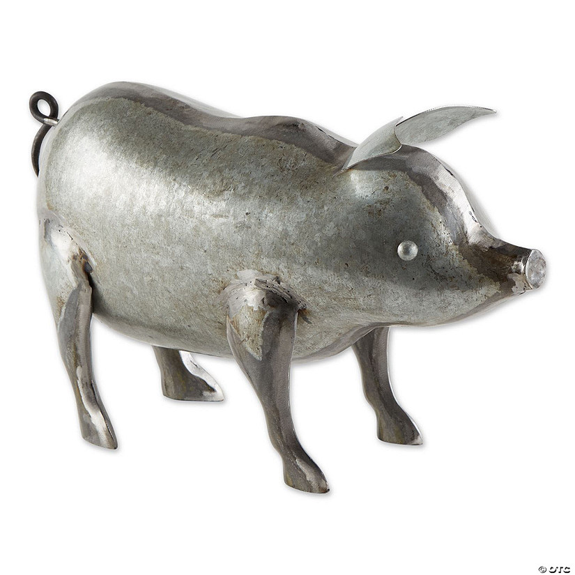 Galvanized Pig Sculpture | Oriental Trading