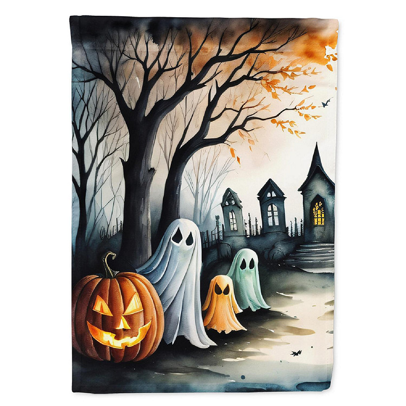 Ghosts Spooky Halloween House Flag | Oriental Trading