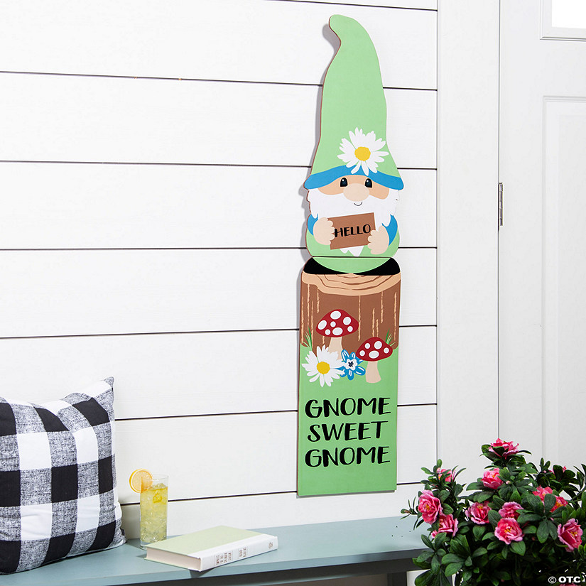 Gnome Sweet Gnome Welcome Sign | Oriental Trading
