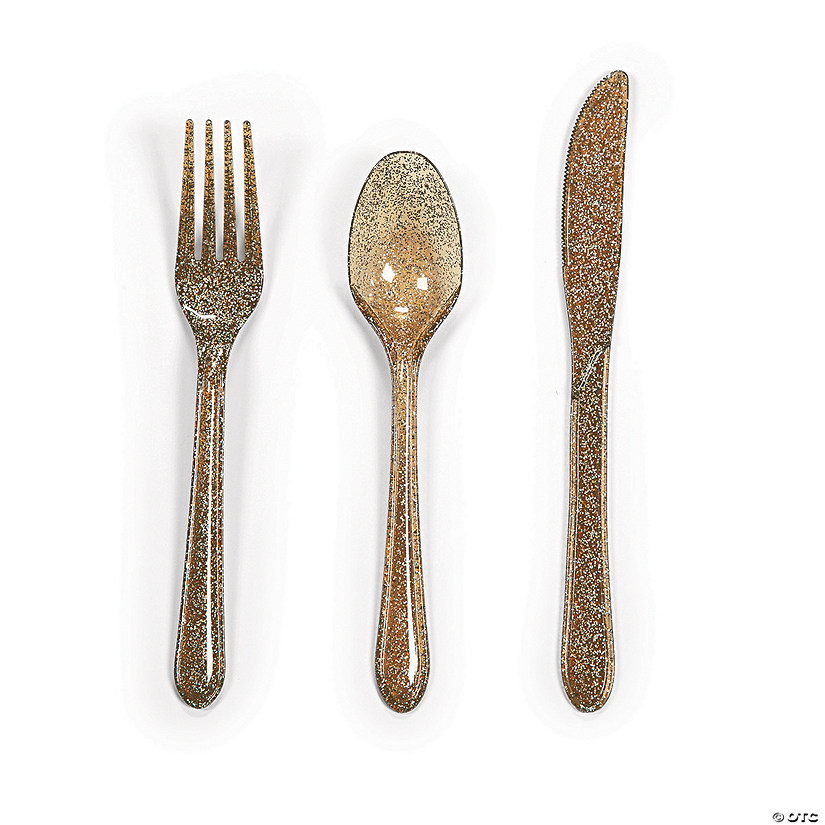 Gold Glitz Cutlery - Discontinued