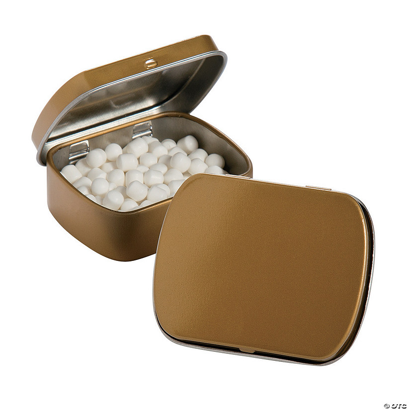 Gold Mint Tins - 24 Pc.