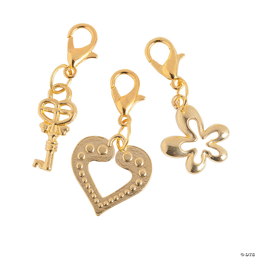 Goldtone Fun Charms - Discontinued