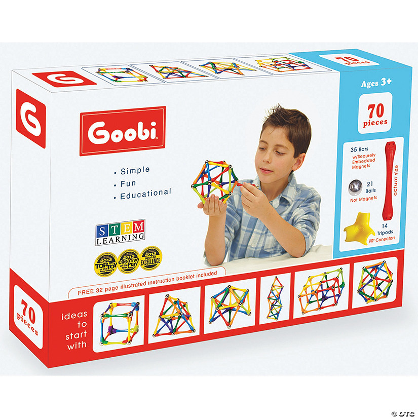 Goobi Magnetic Construction 70-Piece Pack - Discontinued