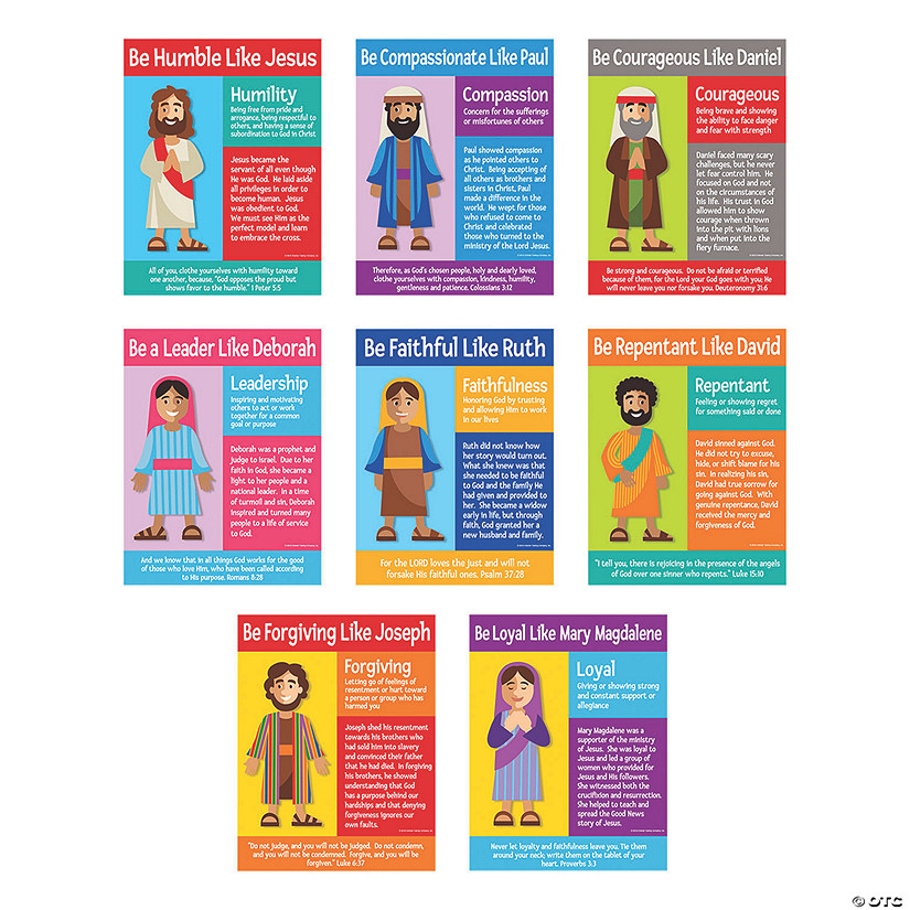 Good Character Posters - 8 Pc.