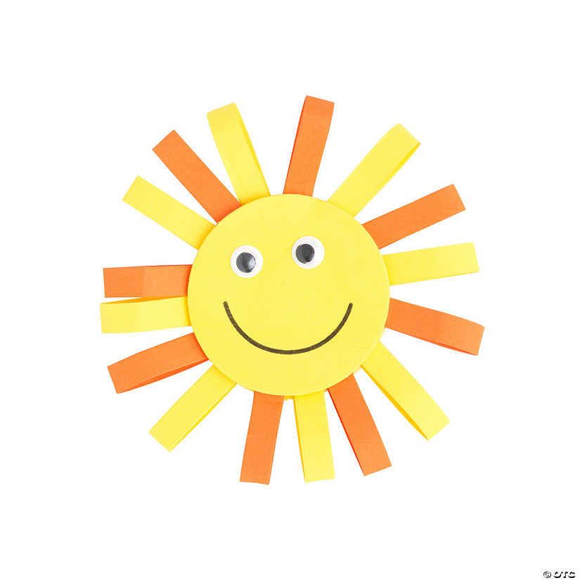 Googly Eyes Sun Magnet Craft Kit - Makes 12
