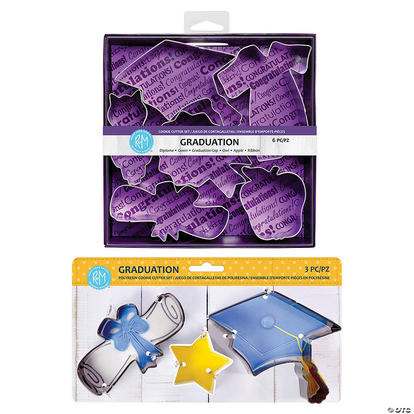 Graduation 9 Piece Cookie Cutter Set | Oriental Trading