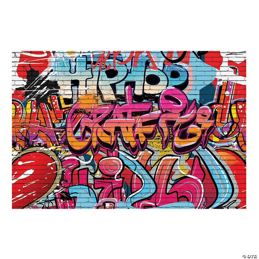 Graffiti Backdrop - 3 Pc. | Oriental Trading