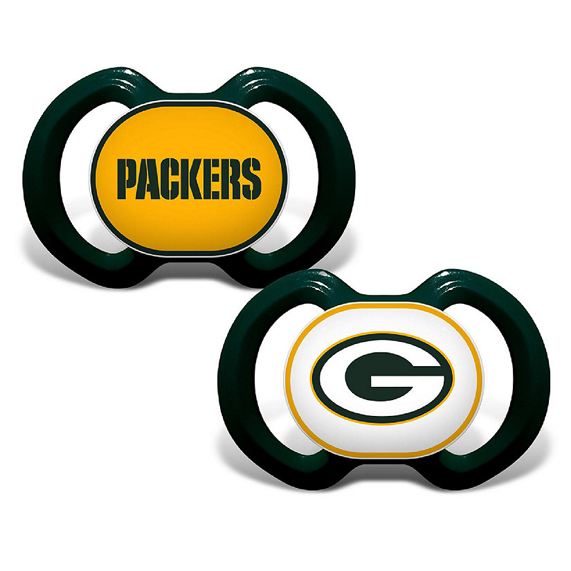 Green Bay Packers - Pacifier 2-Pack | Oriental Trading