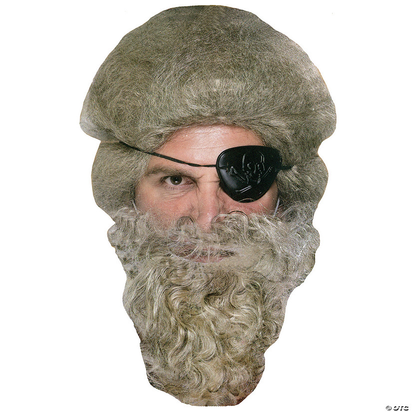 Grey Bushy Pirate Beard - Discontinued