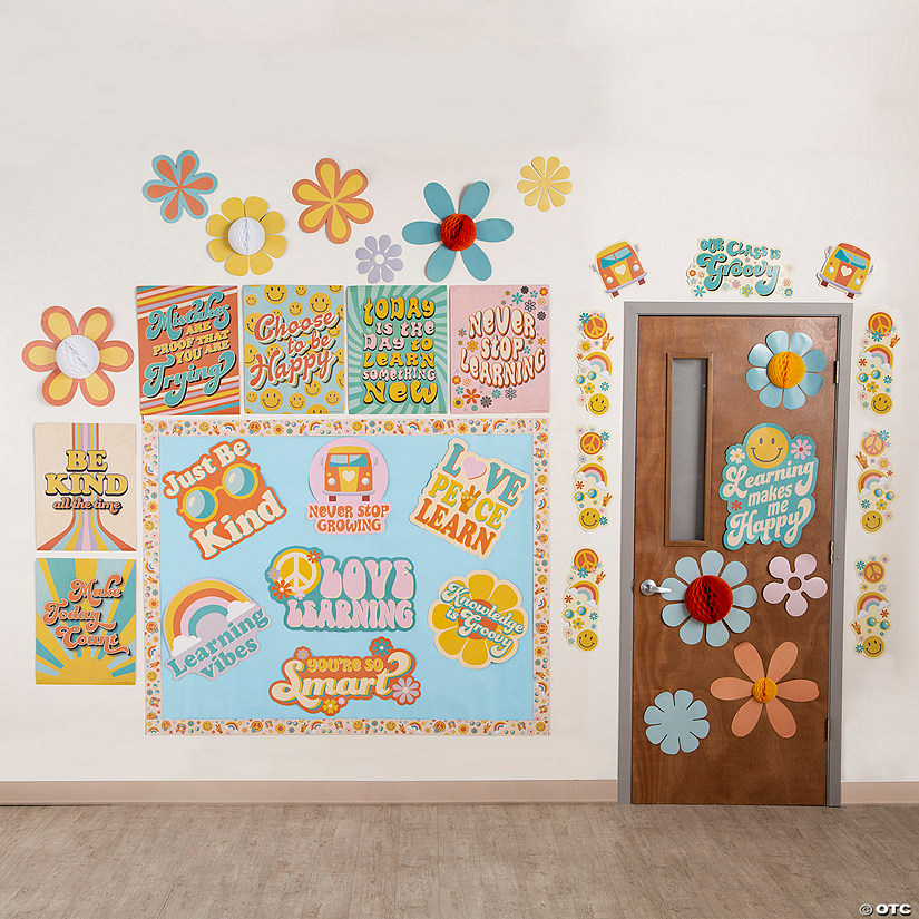 Groovy Classroom Decorating Kit - 47 Pc. | Oriental Trading