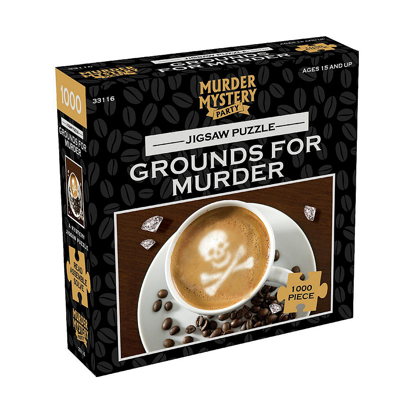 Grounds for Murder 1000 Piece Classic Mystery Jigsaw Puzzle | Oriental Trading