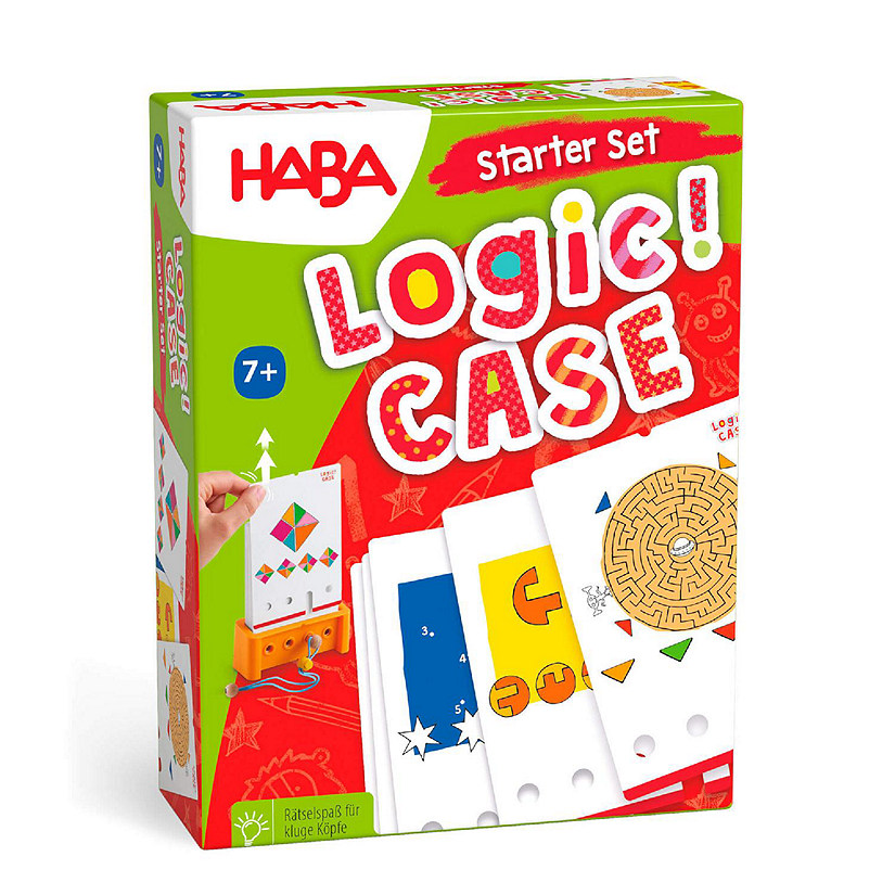 HABA Logic! CASE Starter Set - Brain Building Puzzles for Ages 7+