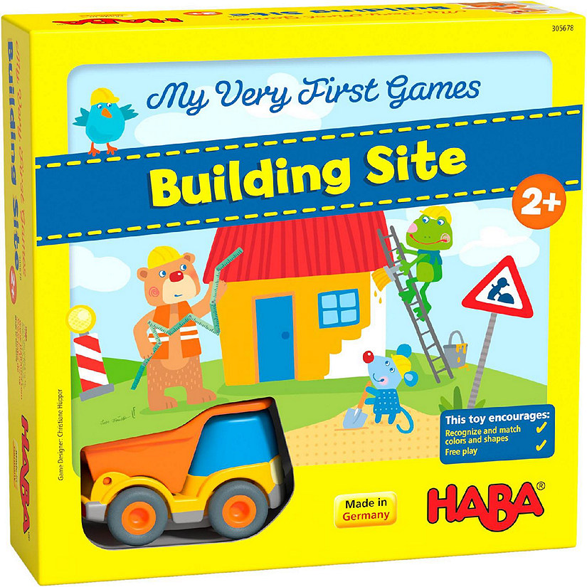 HABA My Very First Games Building Site, A Cooperative Learning Kids Game, Toddler Learning ...
