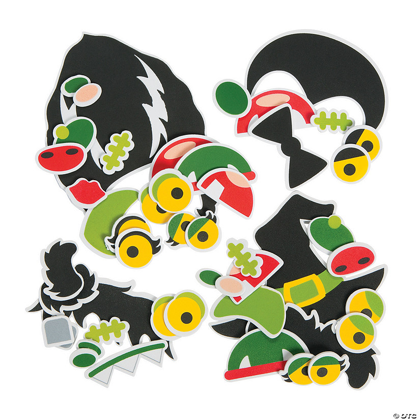 Halloween Costume Self-Adhesive Shapes - Discontinued