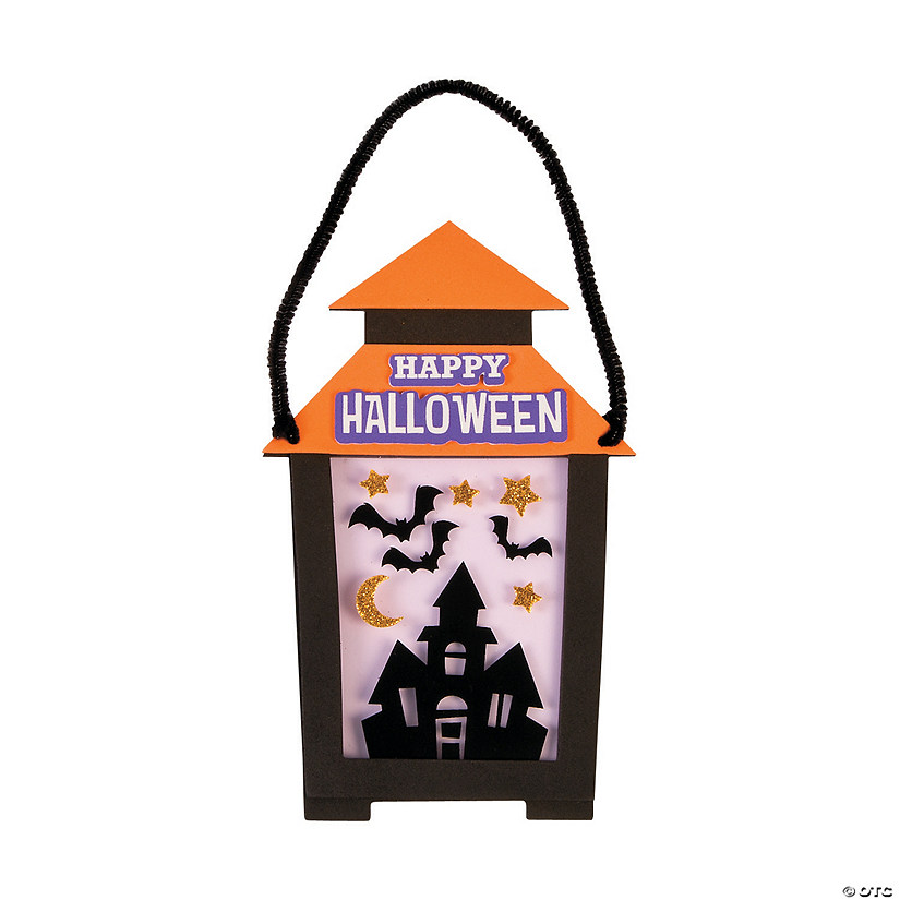 Halloween Lantern Sign Craft Kit- Makes 12 - Discontinued