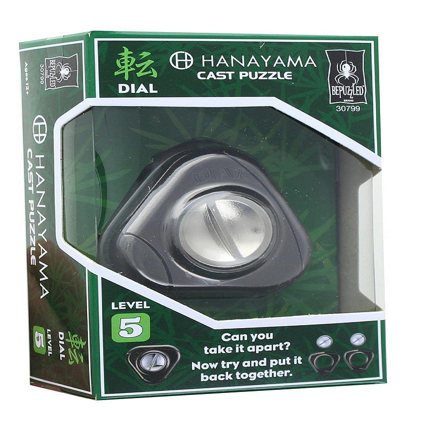 Hanayama Level 5 Cast Metal Brain Teaser Puzzle - Dial | Oriental Trading