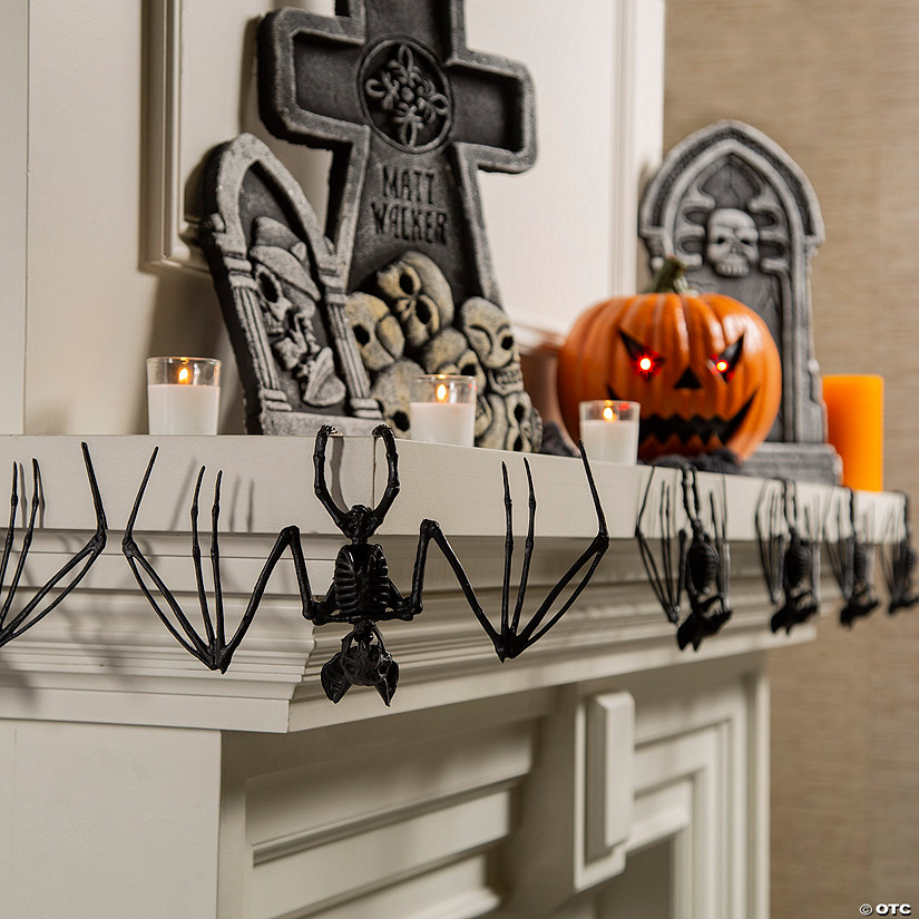 Hanging Bat Skeleton Halloween Decorations - 6 Pc. | Oriental Trading