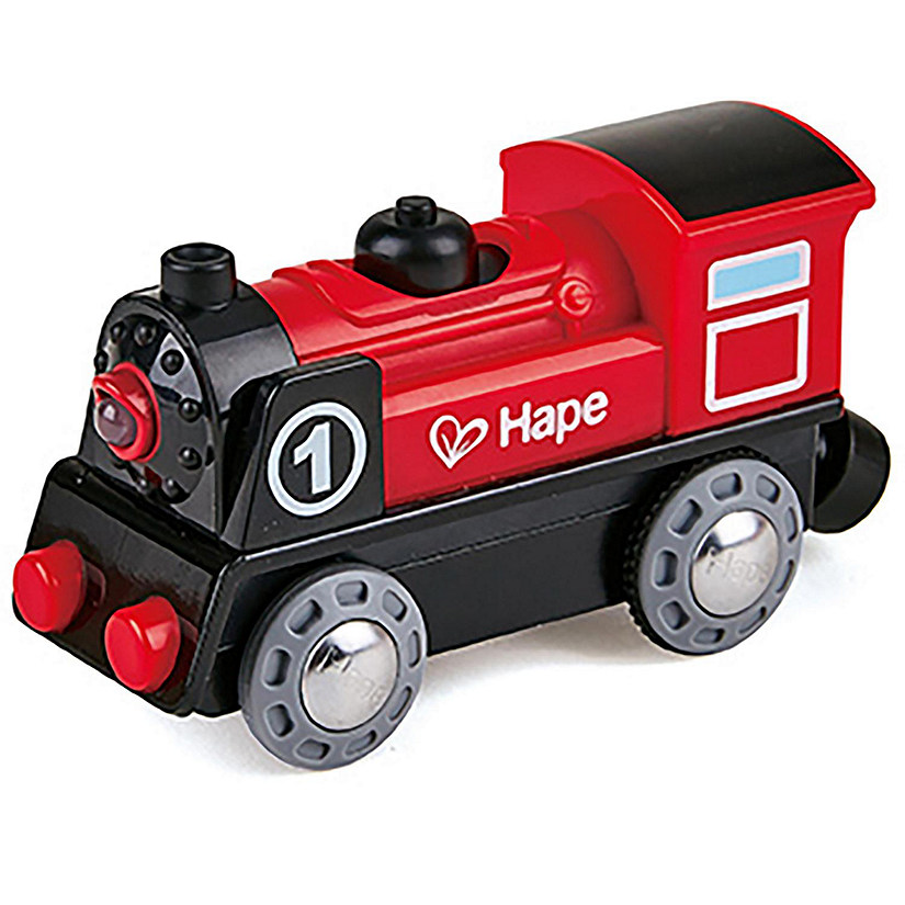 Hape: Battery Powered Engine No.1 - Red-White-Black -3+ | Oriental Trading