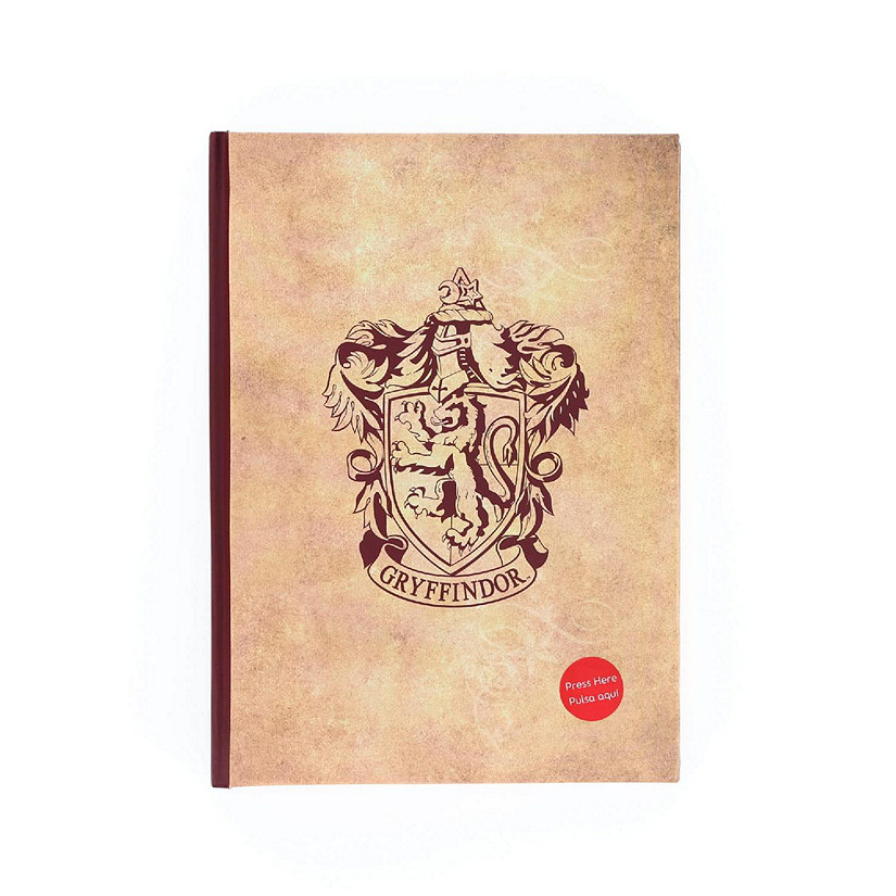 Harry Potter House Gryffindor Light-Up Hardcover Notebook