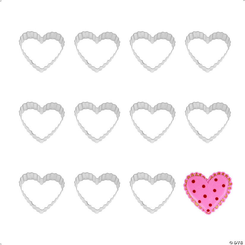 Heart Fluted 2.5" Cookie Cutters | Oriental Trading