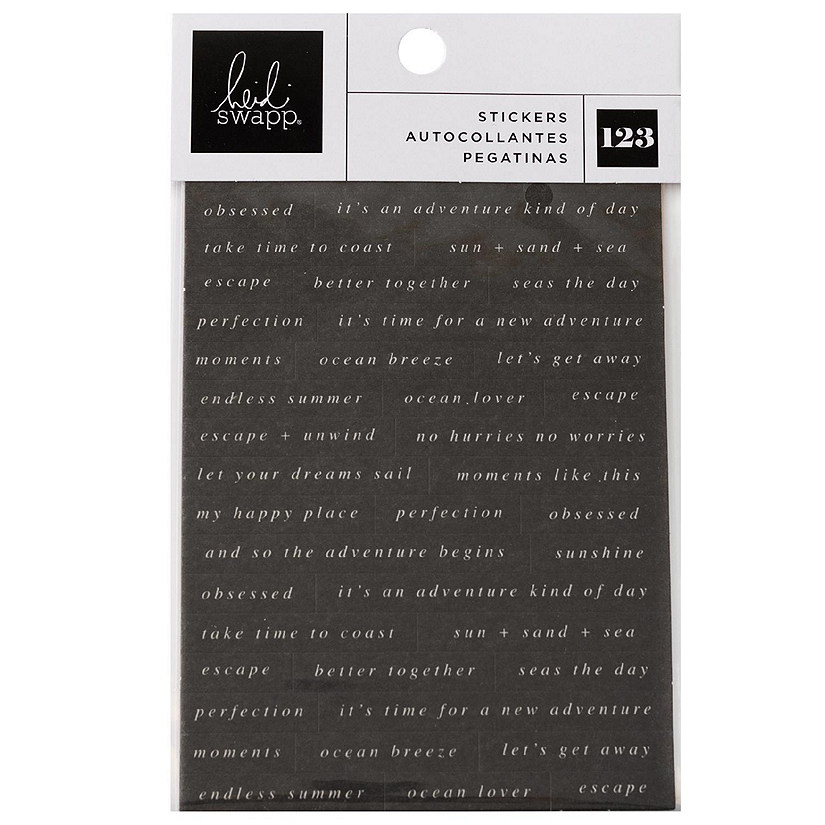 Heidi Swapp Set Sail Sentiment Stickers 123/Pkg-123/Pkg | Oriental Trading