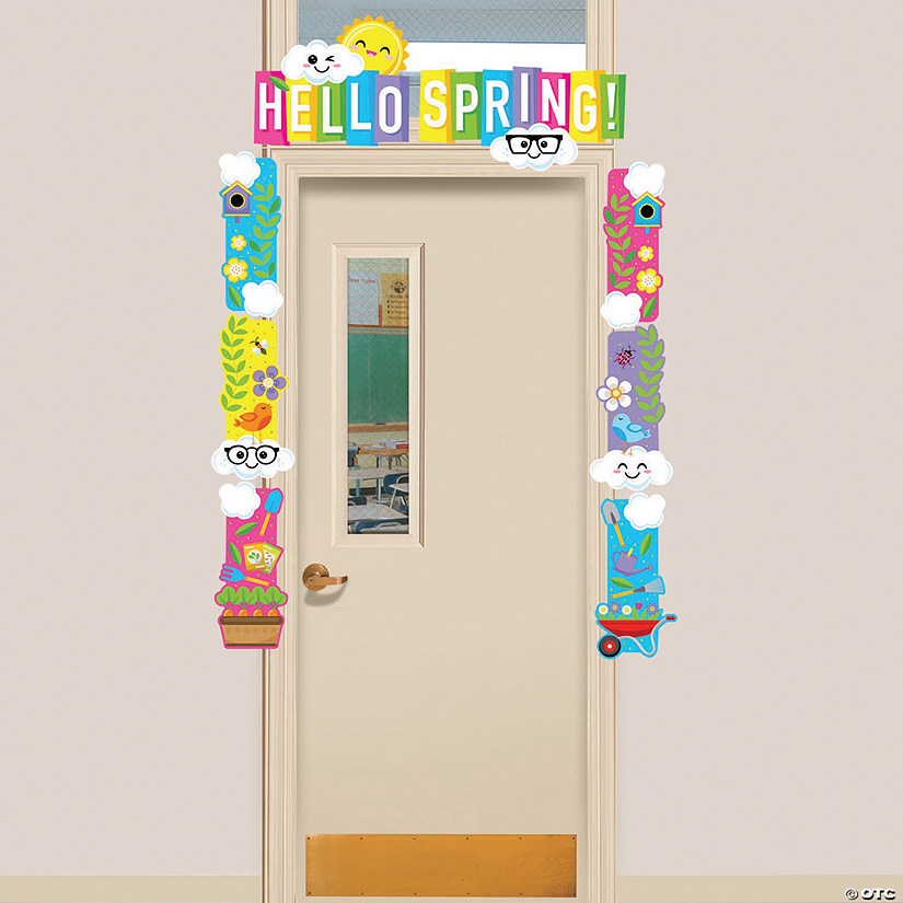 Hello Spring Door Border - 8 Pc. - Discontinued