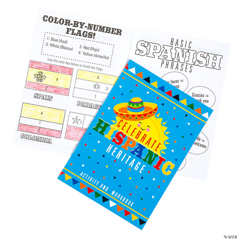 Hispanic Heritage Activity Books - 12 Pc. | Oriental Trading