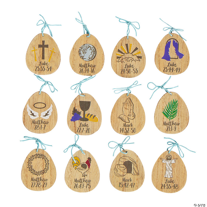 Holy Week Ornaments - 12 Pc. - Discontinued