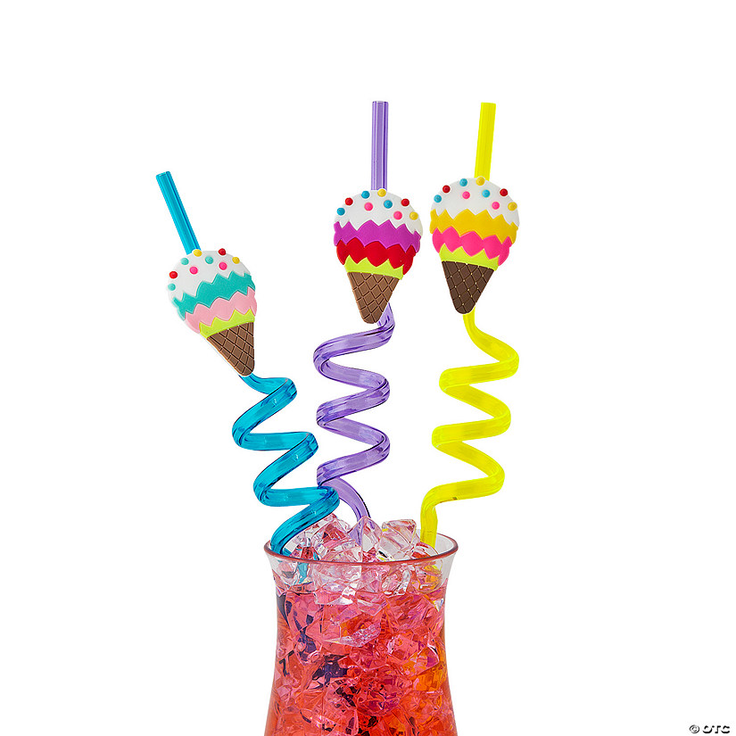 Ice Cream Silly Straws – 12 Pc. | Oriental Trading