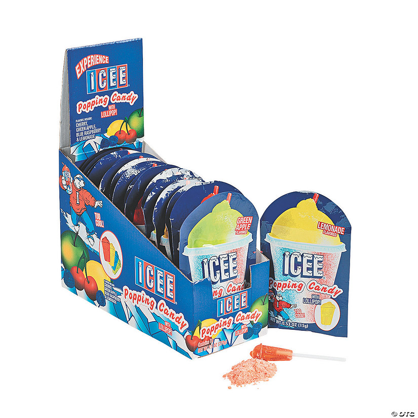 Icee ® Popping Hard Candy With Lollipops