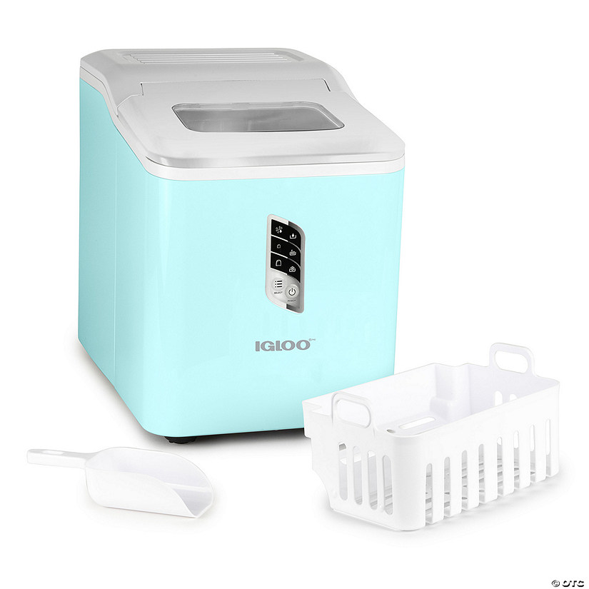 Igloo Automatic Self-Cleaning 26-Pound Ice Maker, Aqua