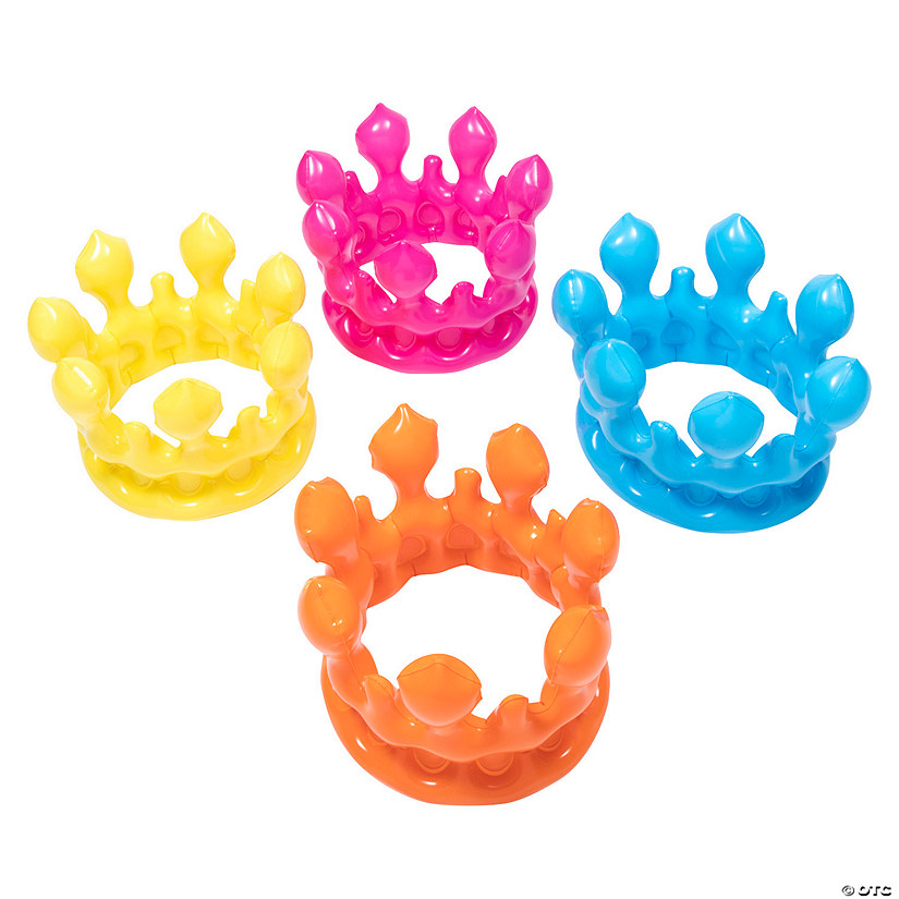Inflatable Crowns - 12 Pc. - Discontinued