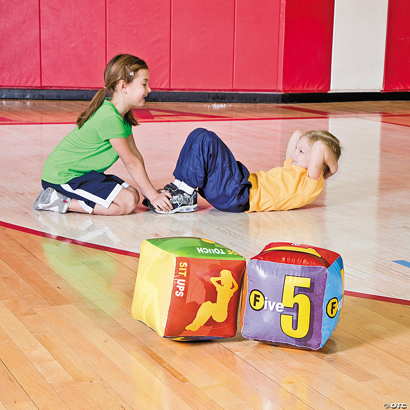 Inflatable Fitness Dice Set - Discontinued