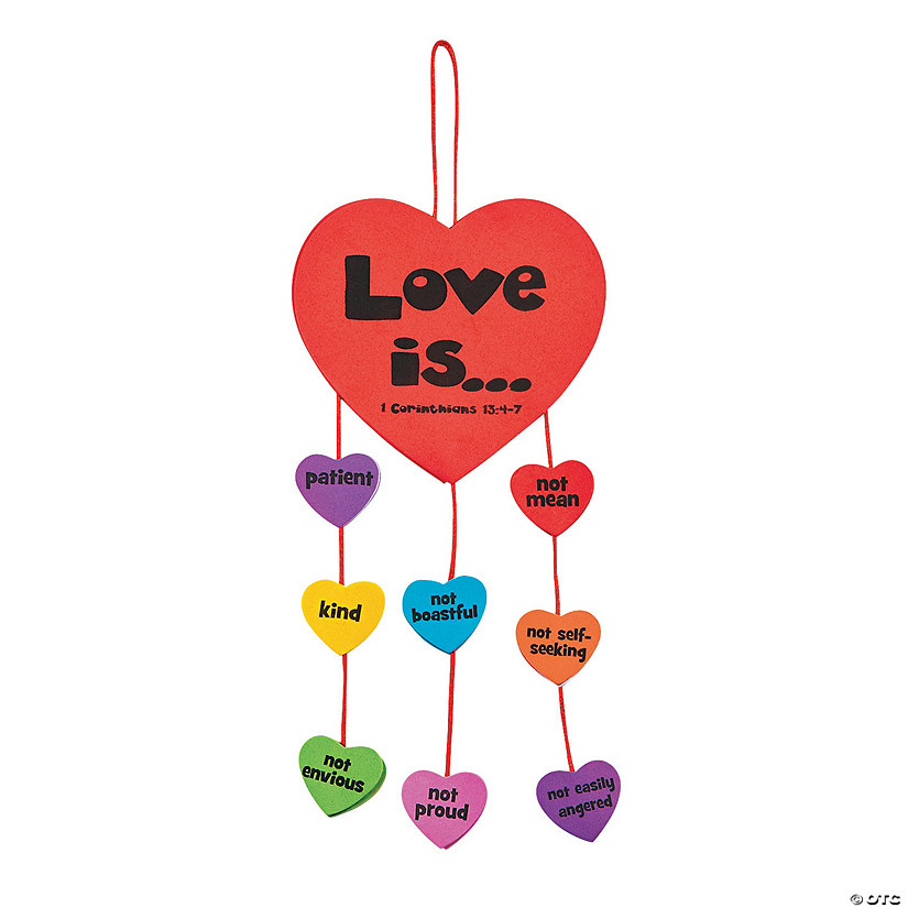Inspirational Love Is Mobile Craft Kit - Makes 12 | Oriental Trading