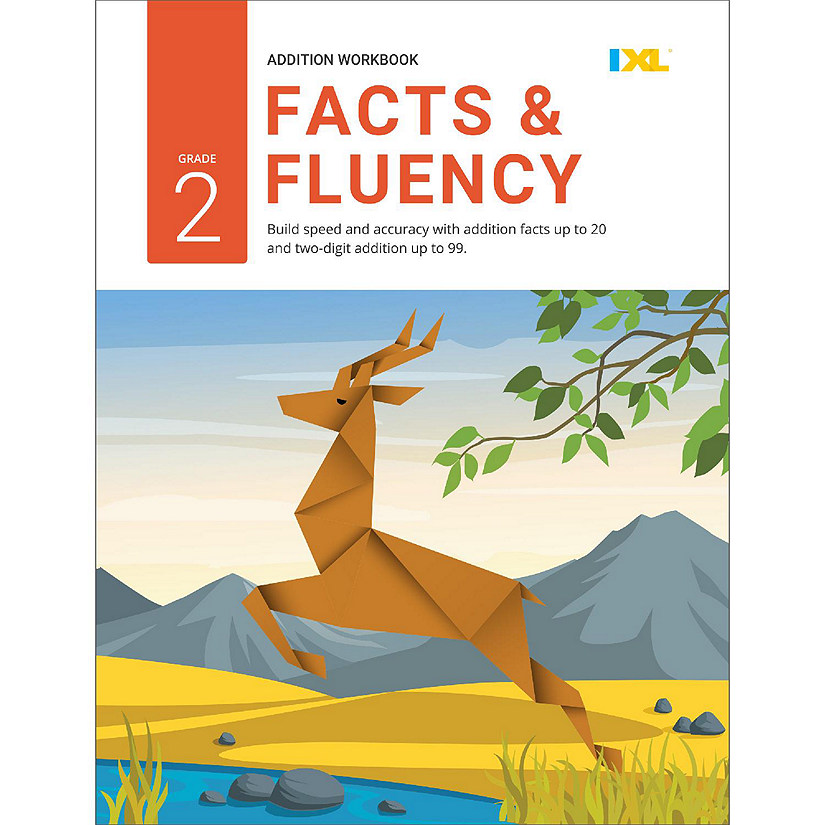 IXL Addition Facts & Fluency 2nd Grade Math Workbook, Second Grade Math ...