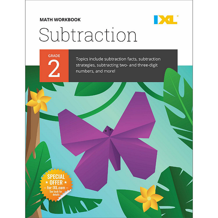 IXL Subtraction 2nd Grade Math Workbook, Second Grade Covering Math ...