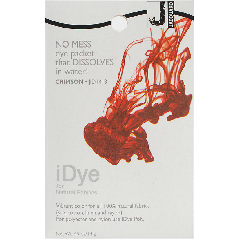 Jacquard iDye Fabric Dye 14g-Crimson | Oriental Trading