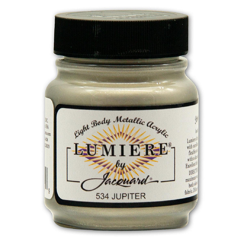 Jacquard Lumiere Metallic Acrylic Paint 2.25oz-Jupiter | Oriental Trading