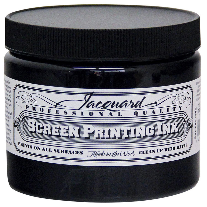 Jacquard Screen Printing Ink 16oz-Black | Oriental Trading
