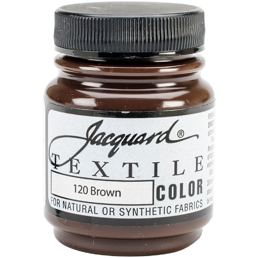 Jacquard Textile Color Fabric Paint 2.25oz-Brown | Oriental Trading