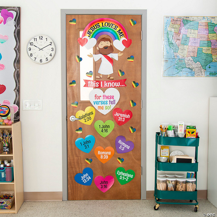 Jesus Loves Me Door Decorating Kit - 27 Pc.