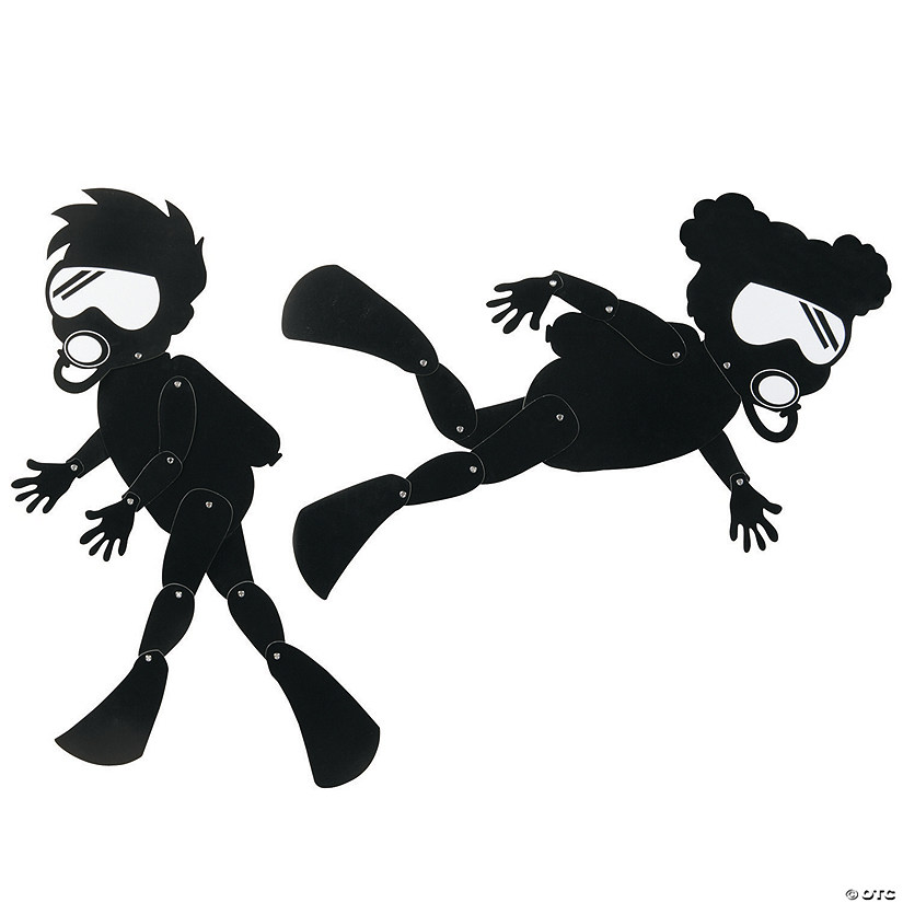 Jointed Diver Cardboard Cutouts - Discontinued