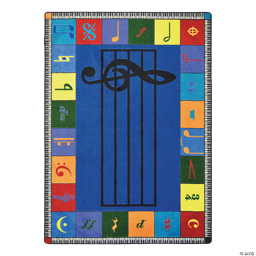 Joy Carpets Note Worthy Elementary Classroom Rug | Oriental Trading